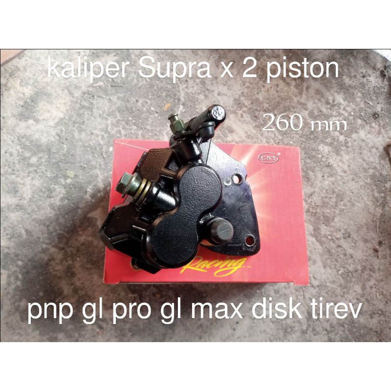 Jual braket cakram plus kaliper gl pro gl max disk 260mm disk Tiger ...