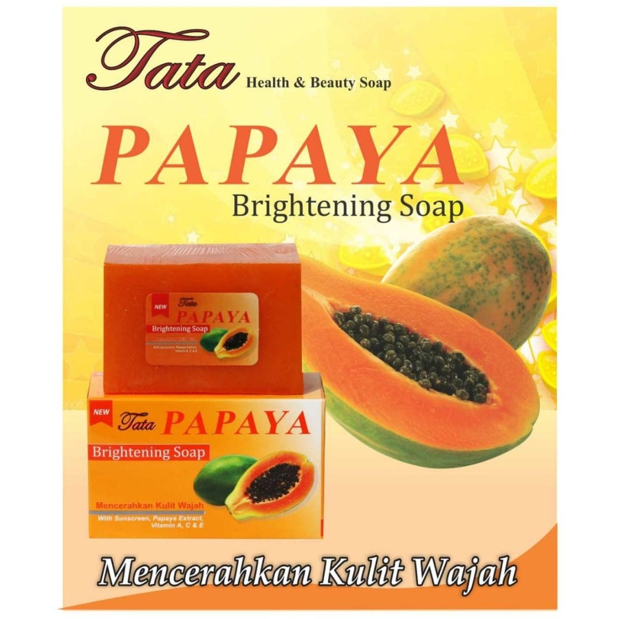 Jual TATA Papaya Brightening Soap 120gr | Shopee Indonesia