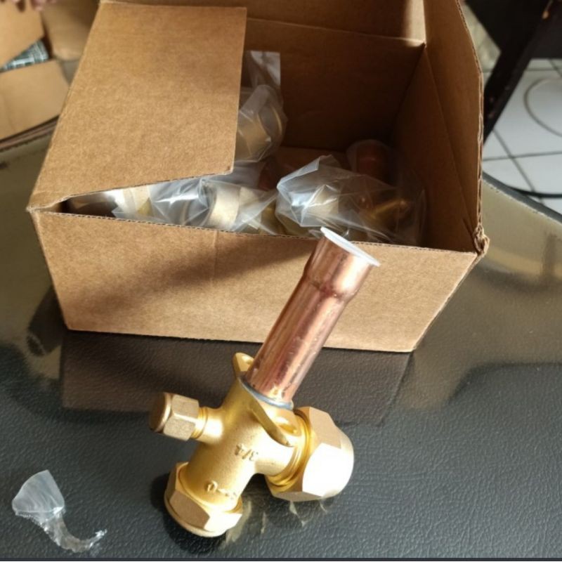 Jual KRAN / VALVE OUTDOOR AC 3/4" PLUS NUT MODEL LURUS | Shopee Indonesia