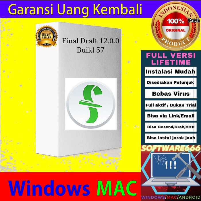 Jual Software Menulis Naskah Film: Final Draft 12 [WIN] | Shopee Indonesia
