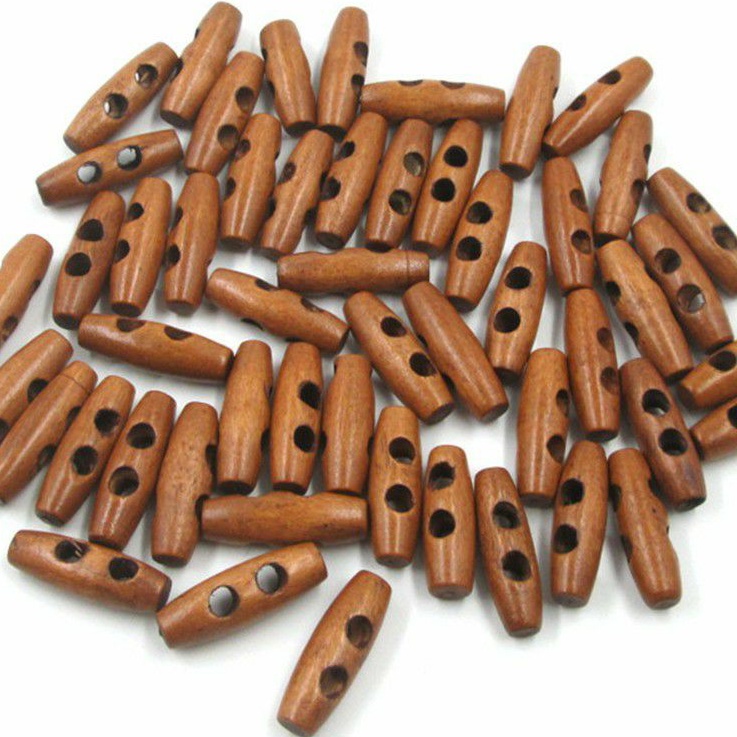 Jual Kancing kayu vintage bentul oval 30mm | Shopee Indonesia