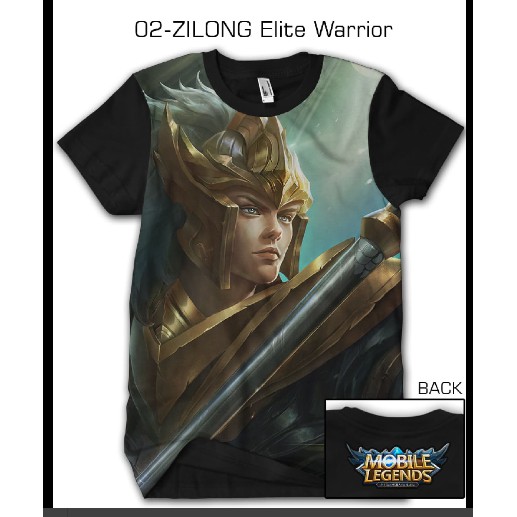 Jual BAJU KAOS DISTRO CUSTOM PRINTING 3D MOBILE LEGEND ZILONG elite warrior-2 | Shopee Indonesia