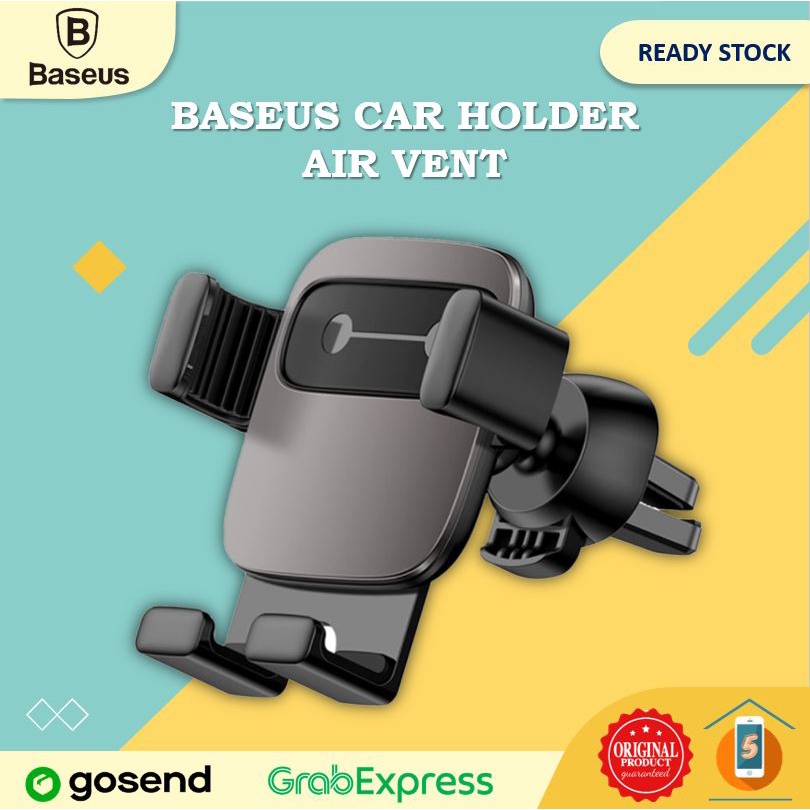 Jual Baseus Car Holder Air Vent Cube Gravity Mobile Phone Car Mount ...
