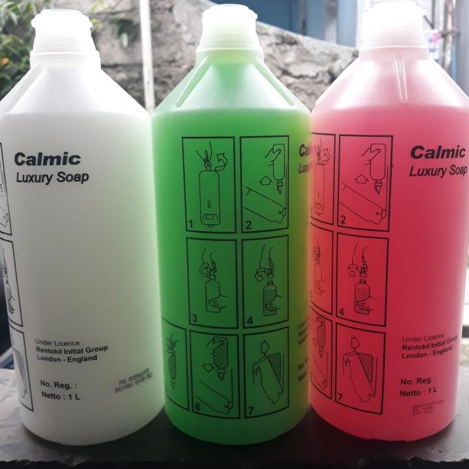 Jual sabun cuci tangan calmic isi 1 liter sabun cair | Shopee Indonesia