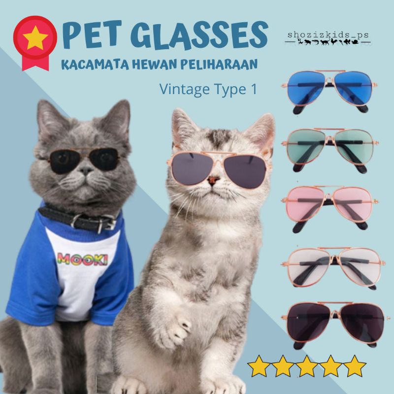 Jual (VINTAGE TYPE 1) KACAMATA KUCING GAYA RETRO KOTAK BULAT KACA MATA ...