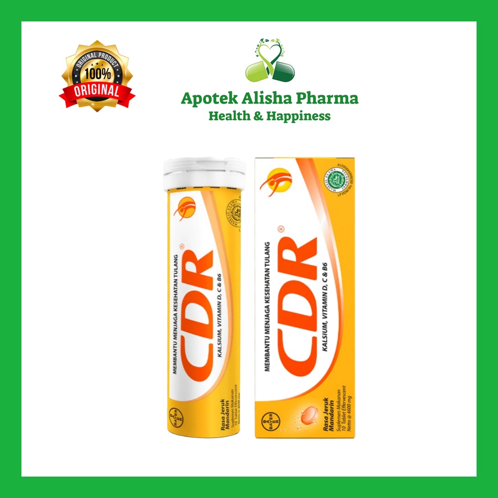 Jual CDR EFF Tube 10/15tablet - Calcium D Redoxon Rasa Jeruk Mandarin ...
