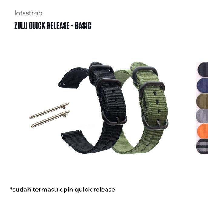 Jual Tali Jam Nylon Nato Zulu Strap - Quick Release Strap Smartwatch | Shopee Indonesia