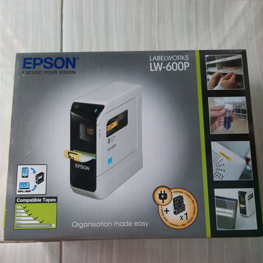 Jual printer Epson LabelWorks LW-600P Bluetooth PC Connectable Label ...