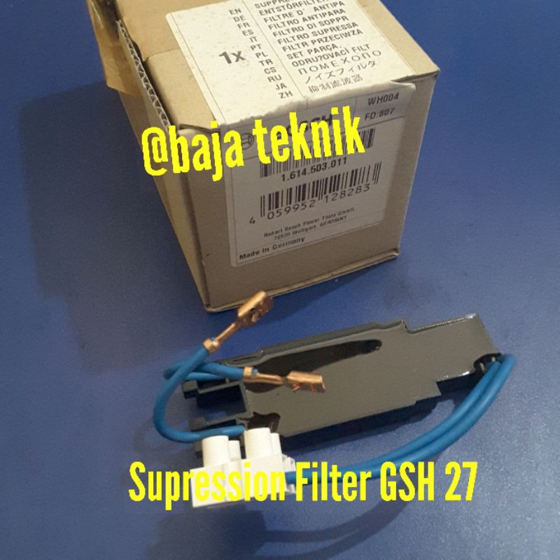 Jual Filter / Suppesion Filter untuk mesin Demolition Hammer Type GSH ...