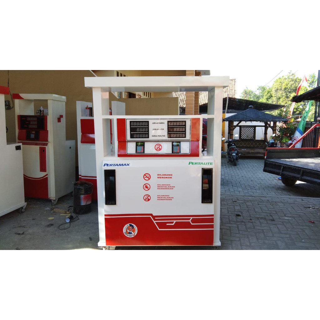 Jual Pom pertamini 2 Nozzle - Spbu mini digital ( TERBARU ) | Shopee ...
