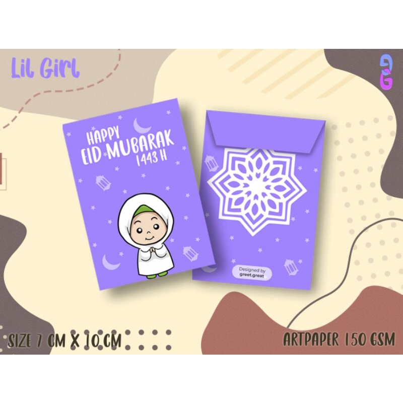 Jual Amplop Lebaran Lucu | Amplop Idul Fitri | Amplop Anak Anak ...