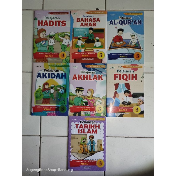 Jual BUKU MDTA SATU PAKET 7 MAPEL UNTUK KELAS 3 KURIKULUM 2020 ENERBIT ...