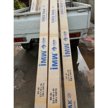 Jual besi siku lubang merk IMW tipe SR-72 36x36mm panjang 4 meter (1 ...