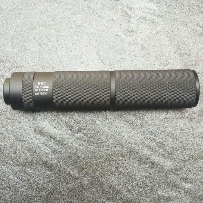 Jual Mainan / Dummy Peredam Ksc Silencer Suppressor M4 Ar15 Hk416 Aeg Gbbr Wgg Wgb Kualitas ...