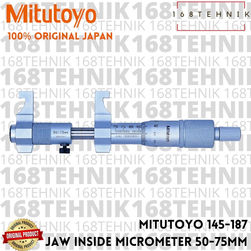 Jual MITUTOYO 145-187 JAW INSIDE MICROMETER 50-75 MM MIKROMETER DALAM ...