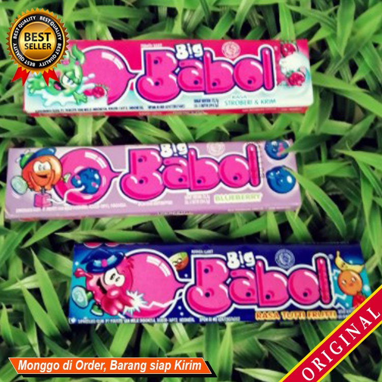 Jual Permen Karet Gula Asli Asyiknya Gaul Banget ~ Big BABOL 22,5g ...