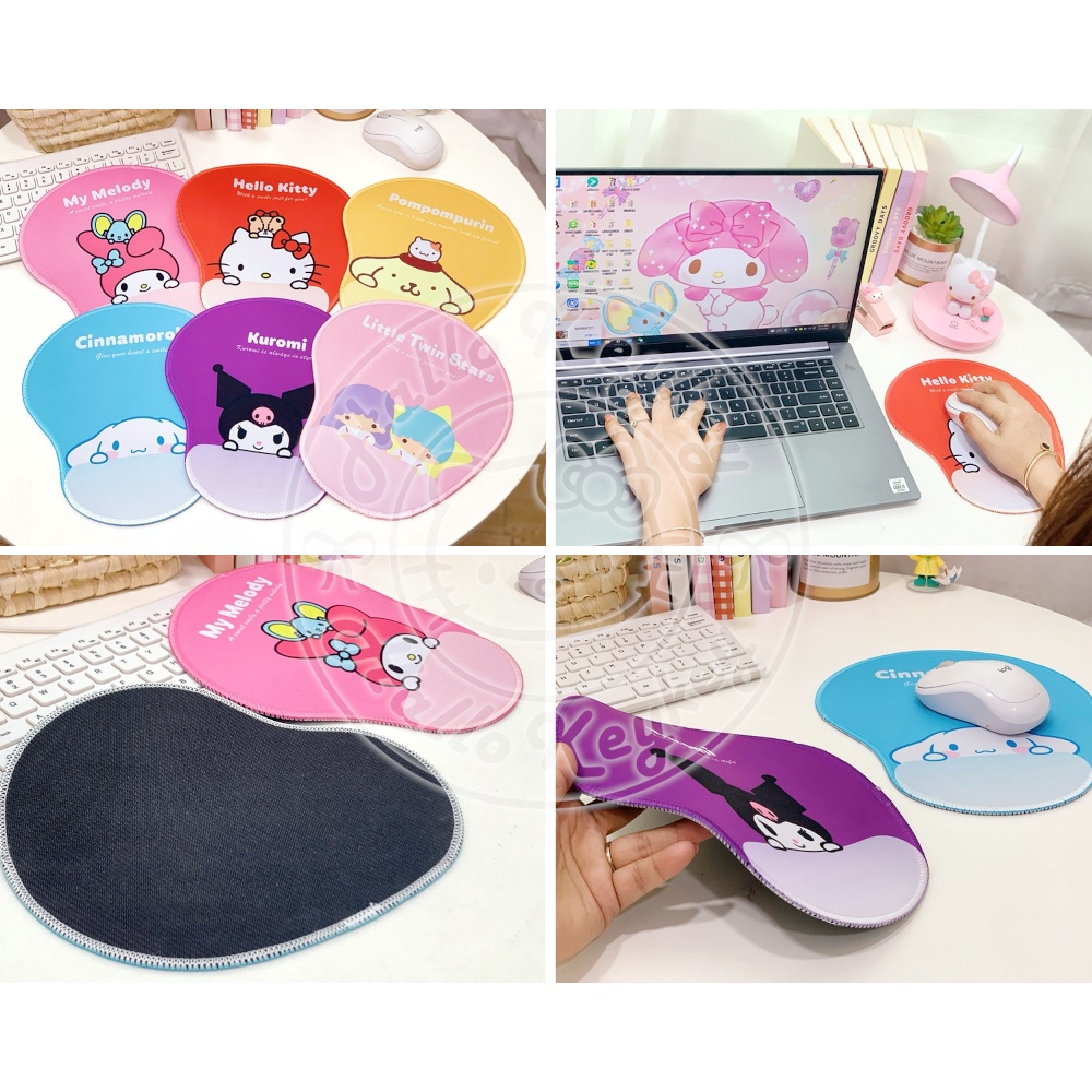 Jual alas mouse pad kitty melody little twin kuromi cinnamoroll ...