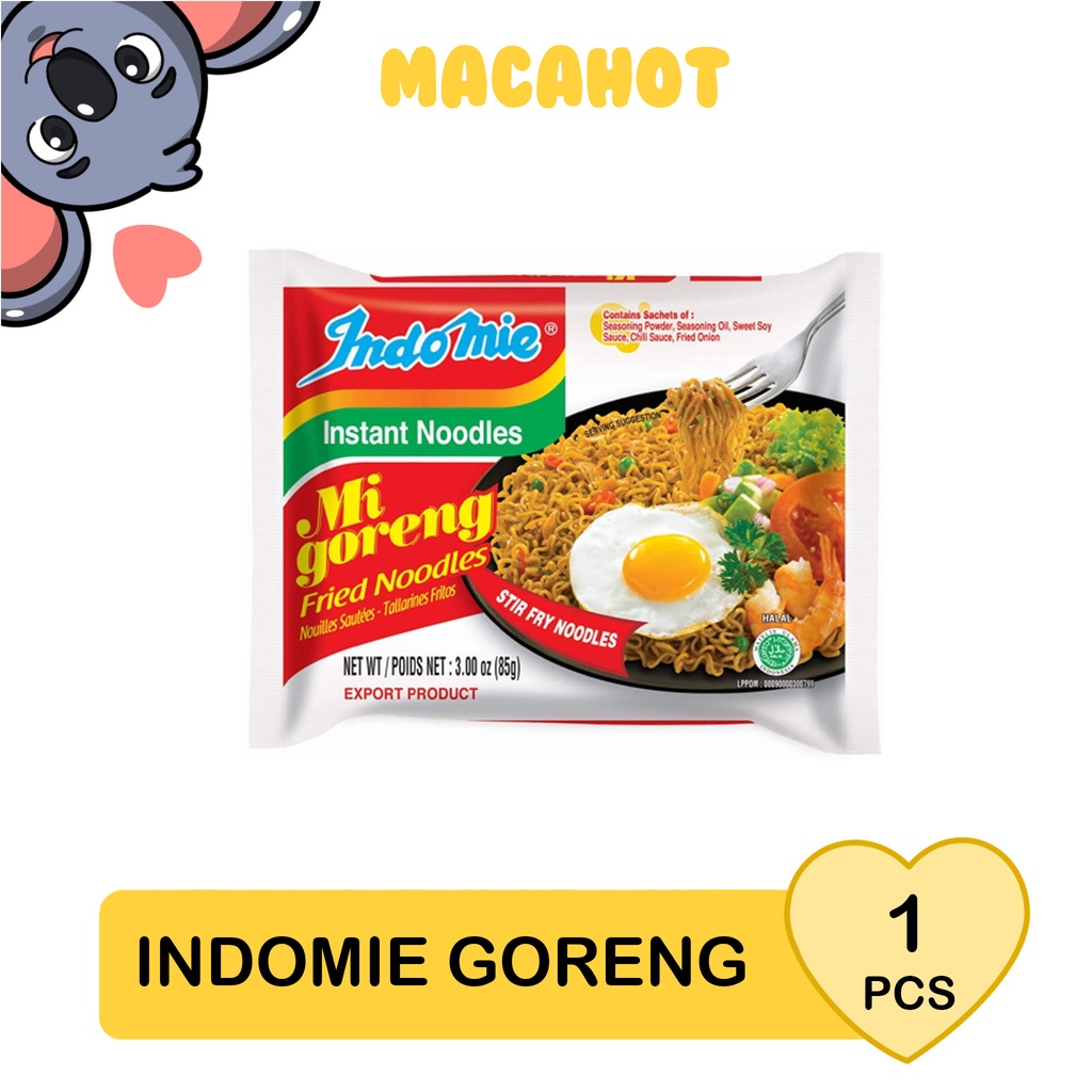 Jual MC INDOMIE GORENG 85 GR 1 PCS 1 BUAH INDOFOOD | Shopee Indonesia