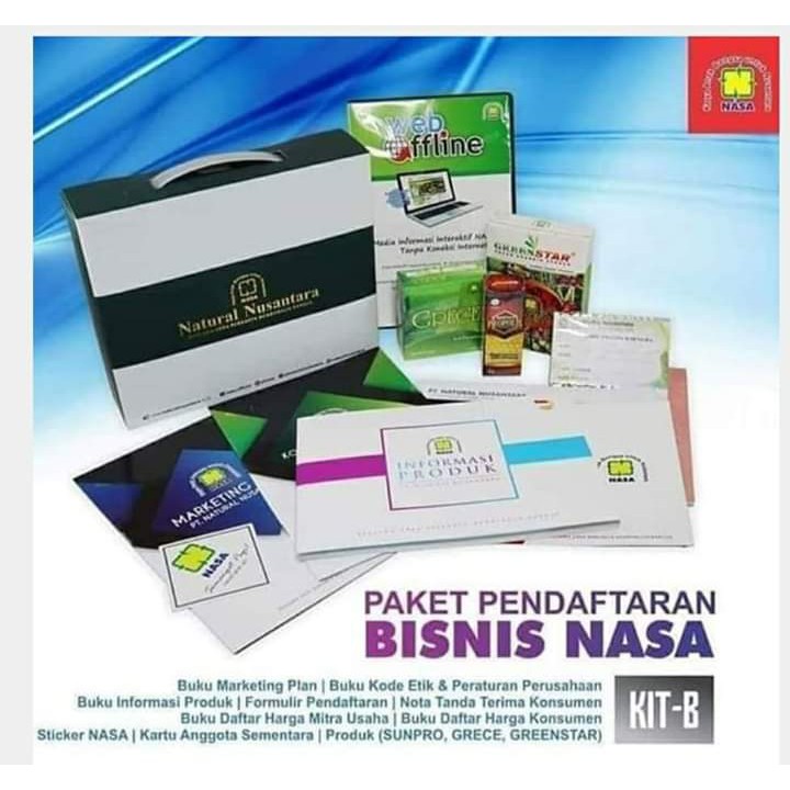 Jual Pendaftaran Distributor Starter Kit B Nasa | Shopee Indonesia