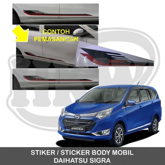 Jual STIKER / STICKER BODY MOBIL DAIHATSU SIGRA sparepart murah ...
