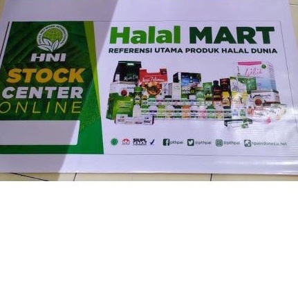 Jual 2pcs BANNER / SPANDUK STOKIS HNI HPAI / AKU AGEN HNI HPAI / bisa ...