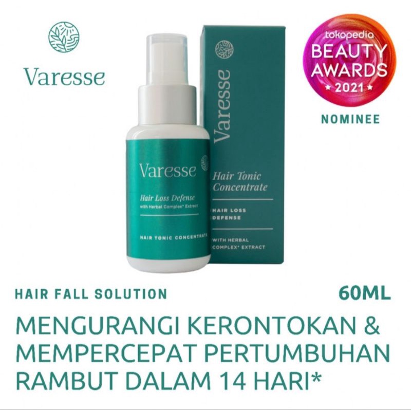 Jual Varesse Hair Tonic Concentrate 60ml | Shopee Indonesia