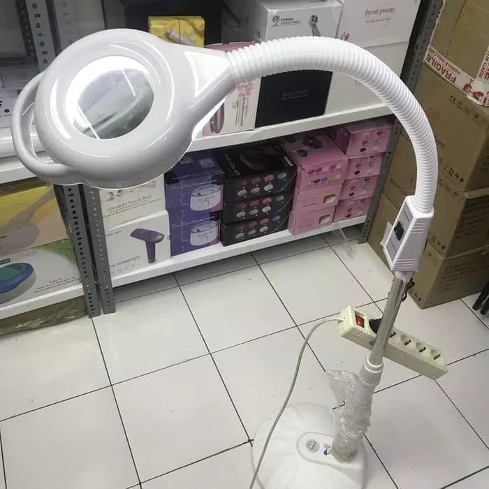 Jual Magnifying LED lamp 12x kaca pembesar lampu facial salon led ...