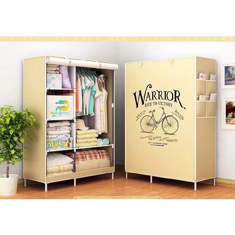 Jual Lemari Kain Lemari Portabel Lemari Baju Serbaguna Portable Tempat ...