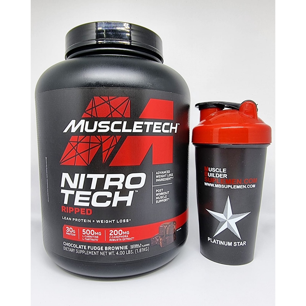 Jual Nitrotech Ripped Muscletech 4 lbs Nitro tech 4lbs 4lb 4 lb Muscle ...