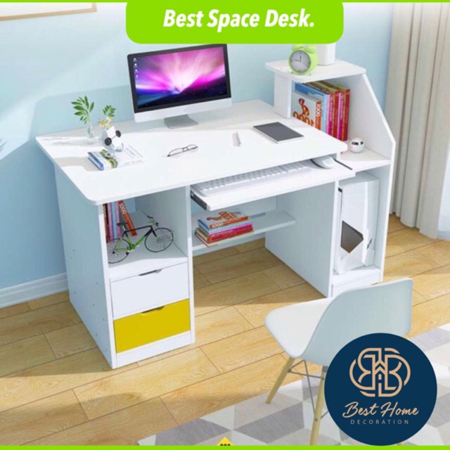 Jual BEST SPACE DESK MEJA KERJA MULTIFUNGSI 117x40x92 cm | Shopee Indonesia