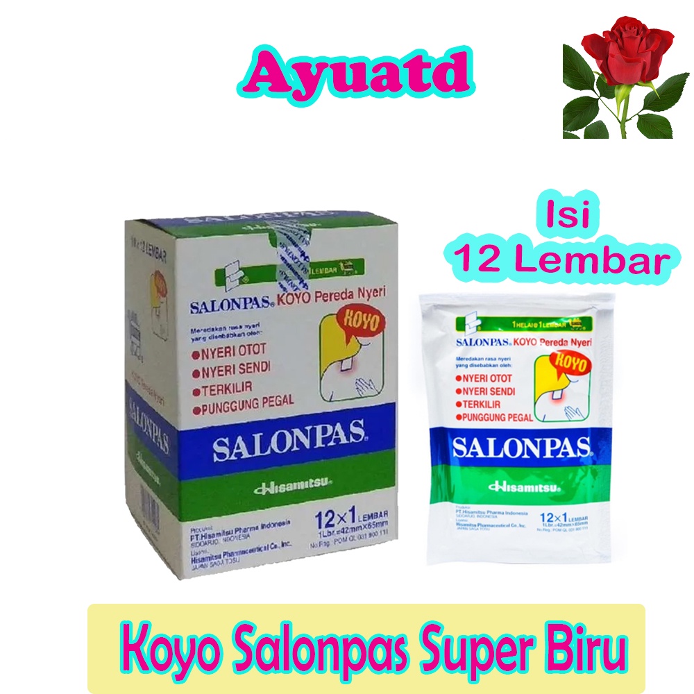 Jual Salonpas KOYO Pereda Nyeri 1 pak Isi 12 Lembar | Shopee Indonesia