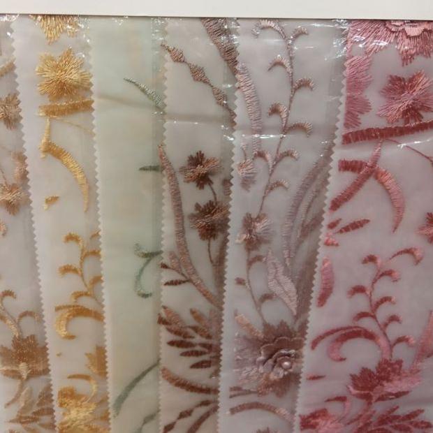 Jual Kain Brokat Tile Tulle 3D [ 3 Dimensi ] Bahan Kebaya Dan Gaun ...