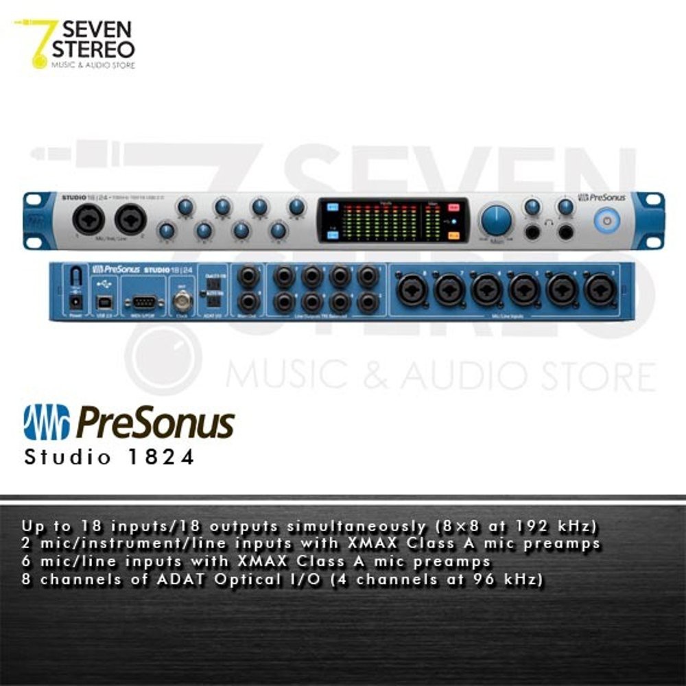 Jual PreSonus Studio 1824 USB Audio Interface - Soundcard | Shopee ...