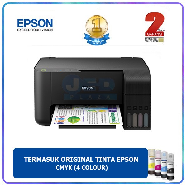 Jual Epson Printer Murah Ecotank L3110 All-In-One Ink Tank Printer 052 ...
