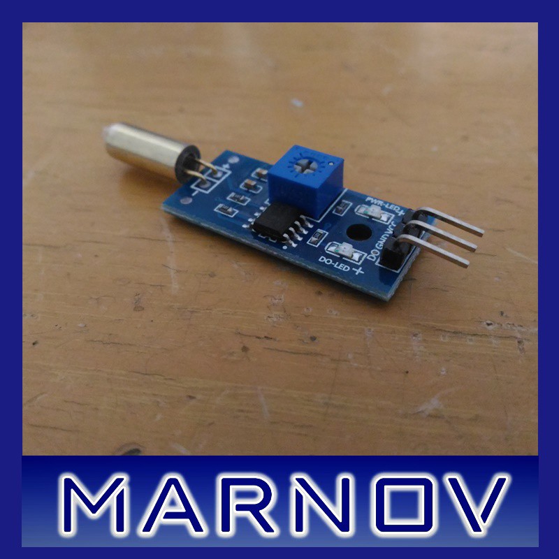 Jual Modul Ball Switch Tilt Kemiringan Getaran Sensor Arduino | Shopee ...