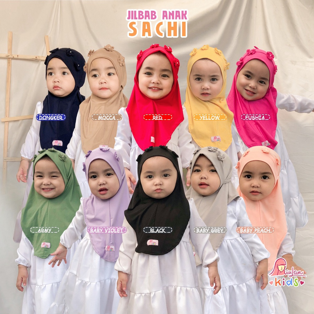 Jual Jilbab Anak SACHI Ukuran 1 by Miulan | Shopee Indonesia