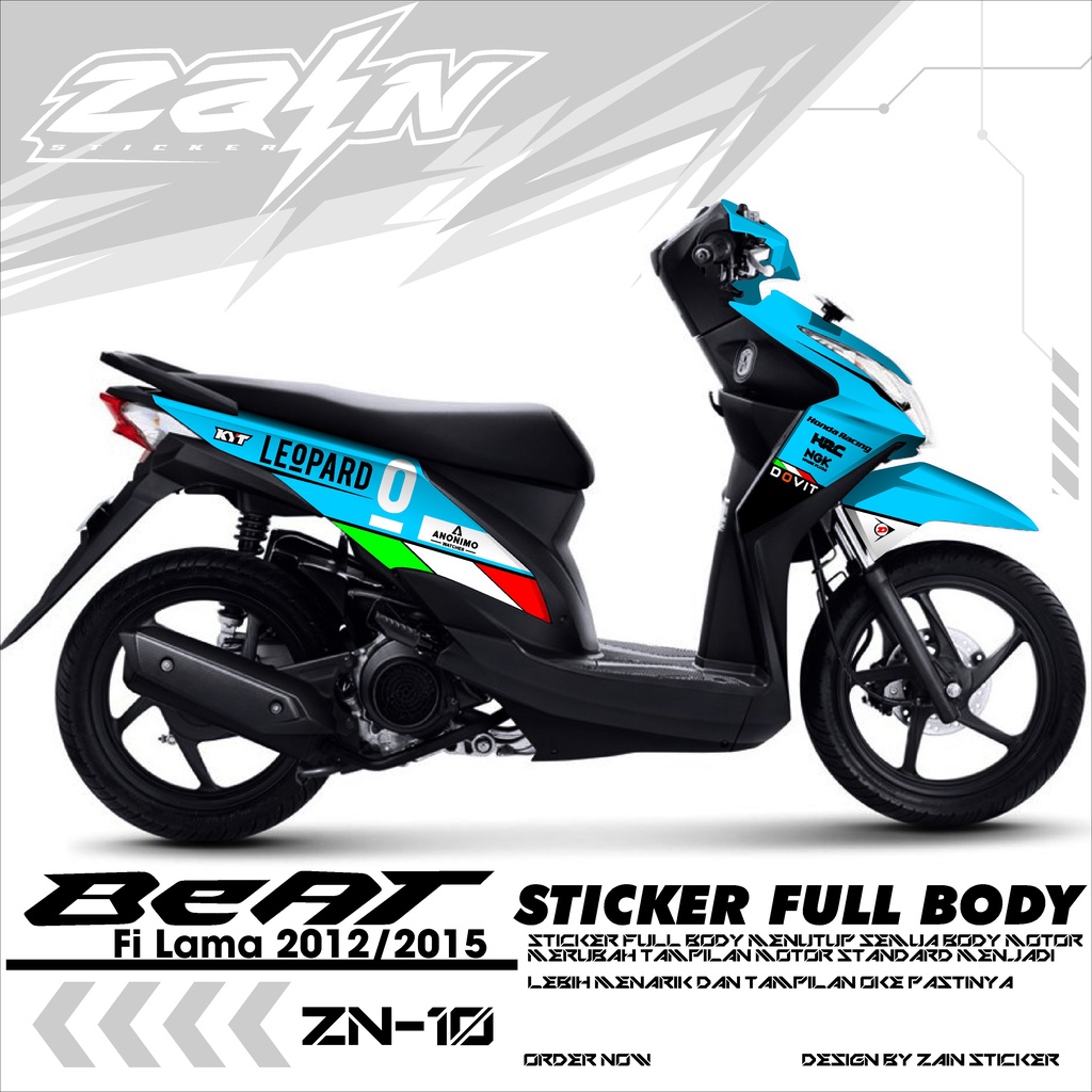 Jual Decal Sticker Full Body Honda Beat Fi Lama/old 2012/2013/2014/2015 ...