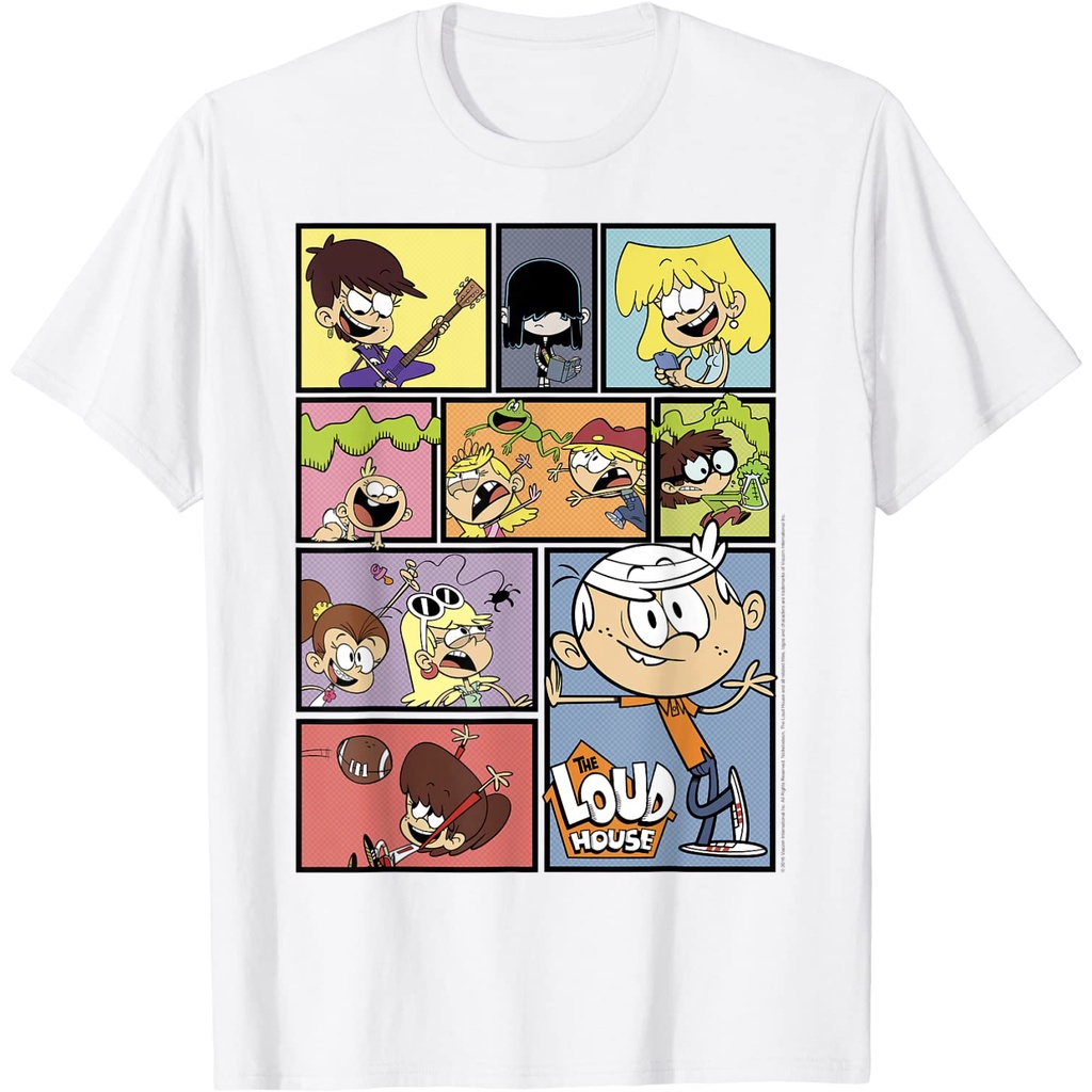 Jual Kaos Dewasa The Loud House Panel Portrait Logo T-Shirt - Kaos Pria ...