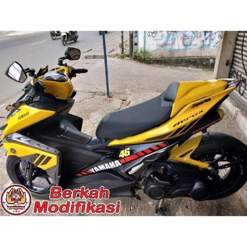 Jual Cover Jok Single Seat Yamaha Aerox 155 CC | Shopee Indonesia