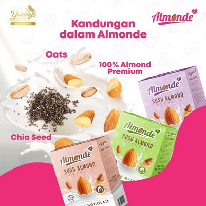 Jual ALMONDE PREMIUM ALMOND untuk ibu hamil & Program Hamil / Almonde ...