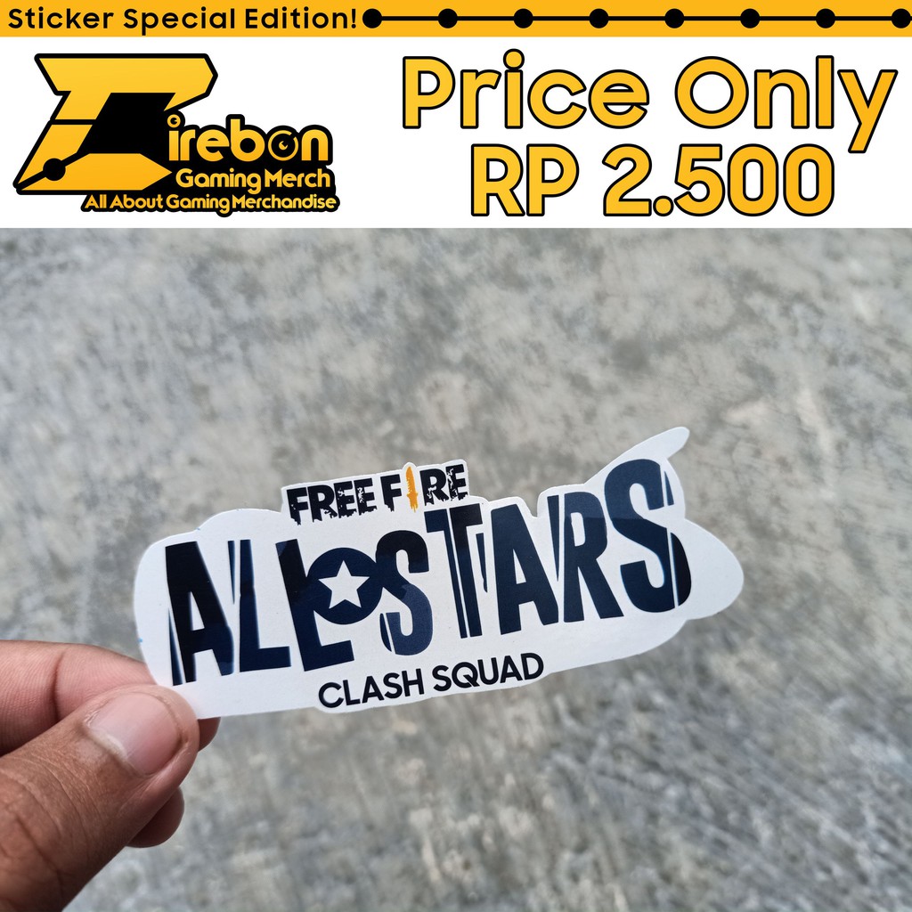 Jual Sticker Stiker All Stars Clash Squad Free Fire | Shopee Indonesia