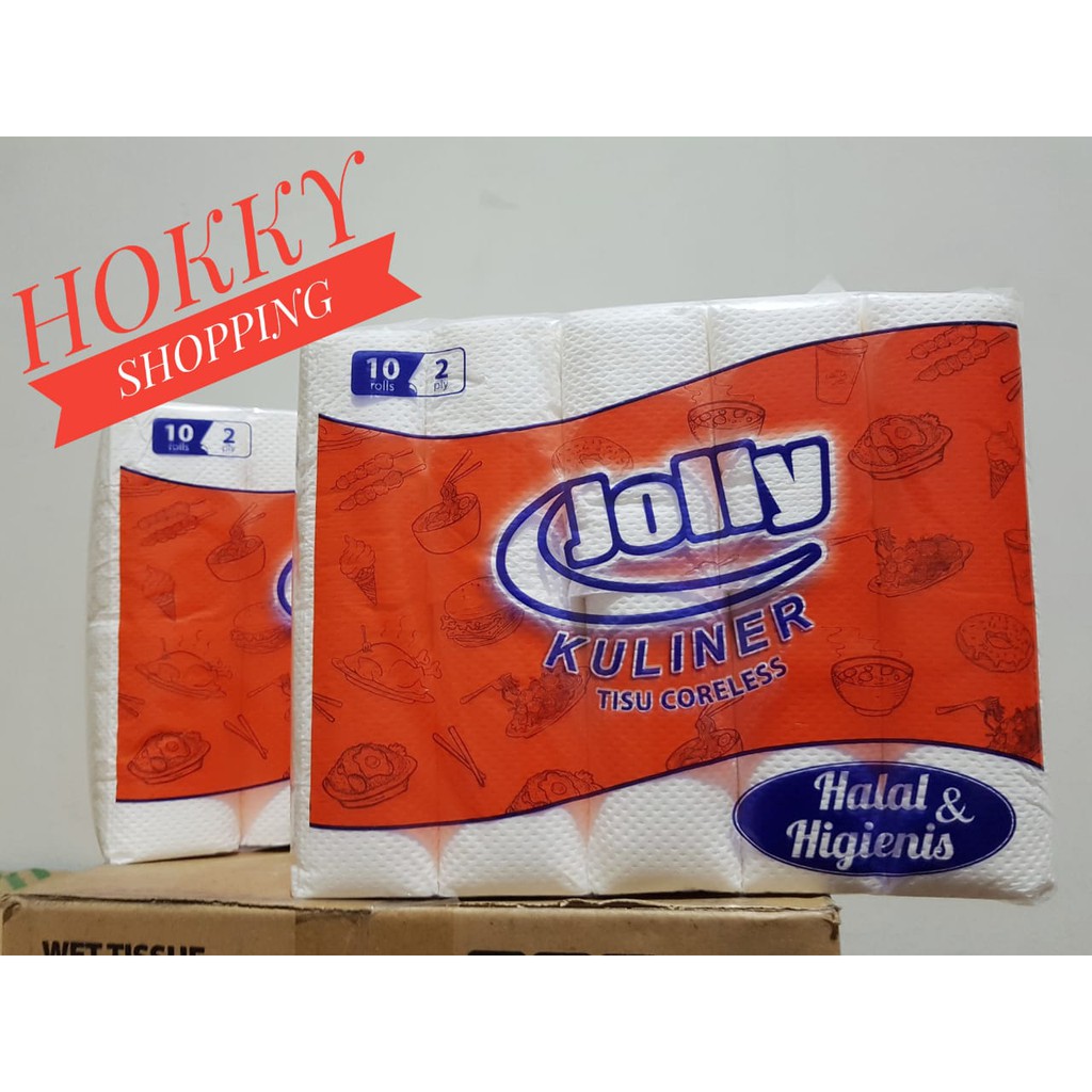 Jual TISU JOLLY KULINER - ROLL CORELESS TOILET TANPA CORE - TISSUE ...