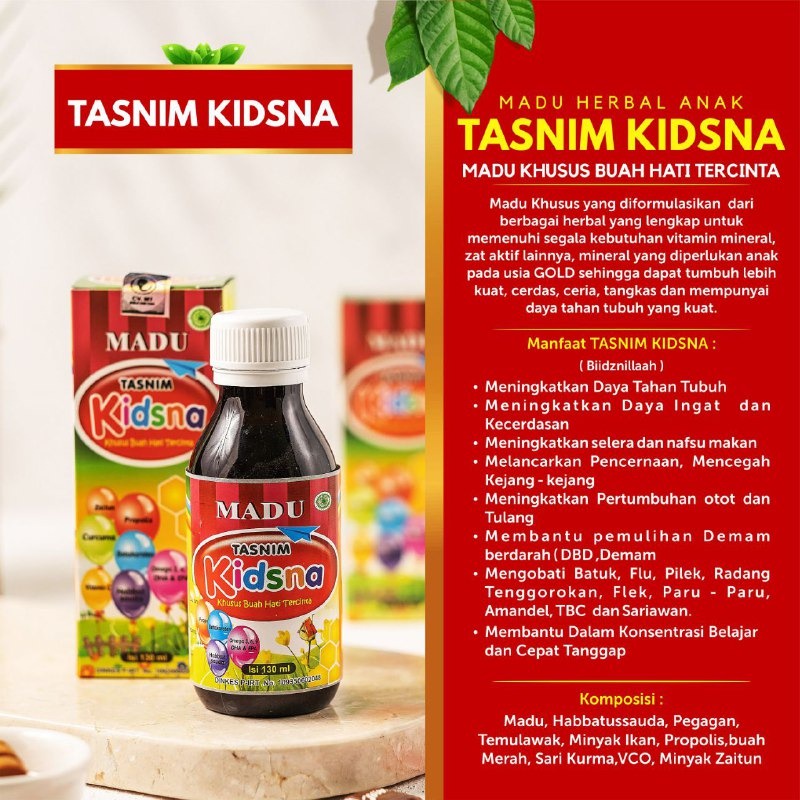 Jual Madu Anak Madu Balita Terbaik - Alhijrahfashion Madu Herbal Tasnim ...