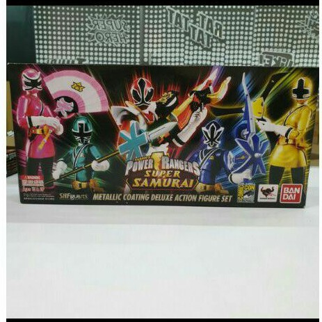 Jual SHF Figuarts Power Rangers Super Samurai Metallic Coating SDCC ...