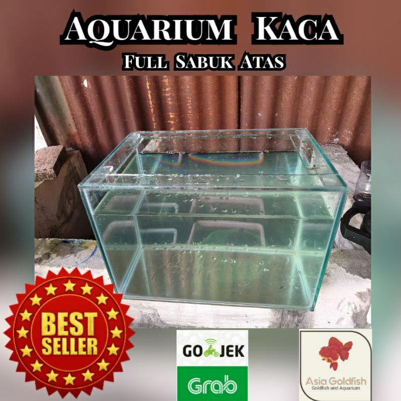 Jual Aquarium Kaca Full Sabuk Atas Tebal Kaca 5mm | Custome Aquarium ...