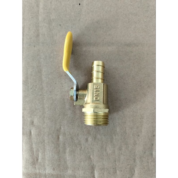 Jual Kran Gas Bahan Kuningan 1/2 inch Drat Luar (cowok) | Shopee Indonesia