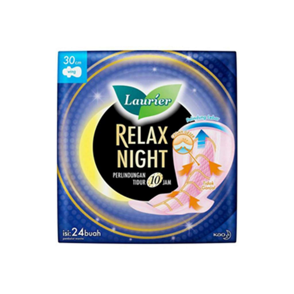 Jual Laurier Relax Night Wing 30cm 24s Shopee Indonesia
