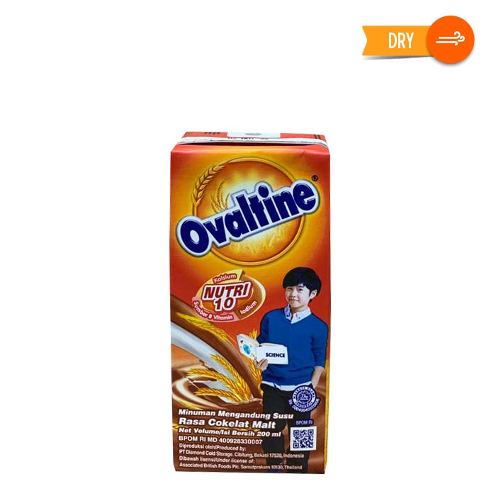 Jual Ovaltine Milk Uht Chocolate Malt 200 Ml | Shopee Indonesia