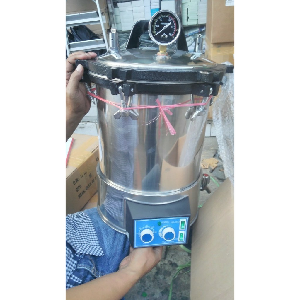 Jual AUTOCLAVE 18 LITER, OTOKLAF 18L GEA PLUSS TIMER, STERILISATOR ...