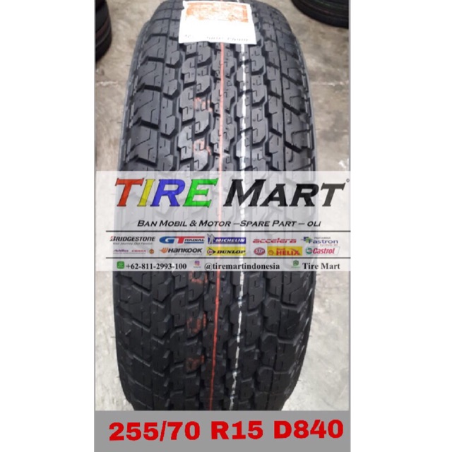 Jual Ban Mobil Hilux Double Cabin Bridgestone 255/70 R15 D 840 | Shopee ...